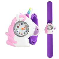 China Unicorn Quartz Kids Watch 0.6cm Thickness 3ATM Waterproof Arcylic Material for sale