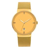 China 316L Steel Back Cover Quartz Watches Stainless , Gold Tone Stainless Steel Watch for sale