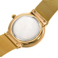 China 316L Steel Back Cover Quartz Watches Stainless , Gold Tone Stainless Steel Watch for sale