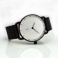 China Men'S Fashion Luxury Stainless Steel Quartz Military Sport Leather Band Dial Wrist Watch for sale