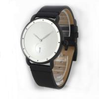 China Men'S Fashion Luxury Stainless Steel Quartz Military Sport Leather Band Dial Wrist Watch for sale