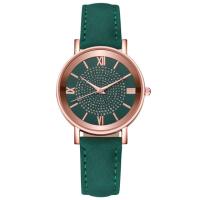 China 3BAR Waterproof Women Quartz Wrist Watch , 230mm Leather Band Quartz Watch for sale
