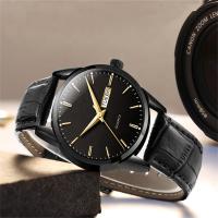 China Dual Calendar Temperament Business Double Calendar Watch Men Couple Quartz Watch for sale