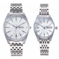 China Scratchless Pair Watches For Couples Branded Strengthened Glass for sale