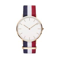 China ODM Women Quartz Wrist Watch 5ATM Waterproof Nylon Band Watch for sale