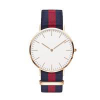 China ODM Women Quartz Wrist Watch 5ATM Waterproof Nylon Band Watch for sale