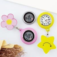 China Multipattern Nurses Clip On Fob Watch , 9H Glass Electronic Fob Watch for sale
