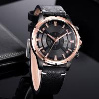 China Multipurpose Mens Black Metal Watches scratchresistant wearresistant for sale