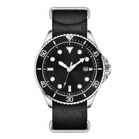 China Sandblasted Mens Automatic Wrist Watches , PVD plating black steel strap watches for sale