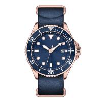China Sandblasted Mens Automatic Wrist Watches , PVD plating black steel strap watches for sale