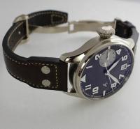 China Big Pilot 316L stainless steel men watch 10Bar Waterproof 15mm thickness for sale