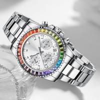China SUS304 Quartz Battery Wristwatches , Sweatproof Ladies Watches With Diamonds for sale