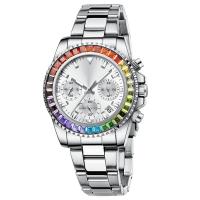 China SUS304 Quartz Battery Wristwatches , Sweatproof Ladies Watches With Diamonds for sale