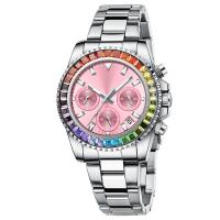 China SUS304 Quartz Battery Wristwatches , Sweatproof Ladies Watches With Diamonds for sale