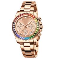 China SUS304 Quartz Battery Wristwatches , Sweatproof Ladies Watches With Diamonds for sale