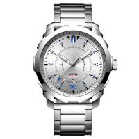 China Dual Calendar Quartz Battery Wristwatches PC20 Movement Multipattern for sale