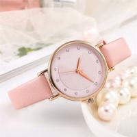 China Simple Genuine Diamond Quartz Watch Antiscratch With 12mm Width Strap for sale