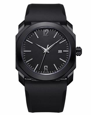 China Sweatproof Mens Watches With Silicone Strap Lightweight Alloy Material for sale