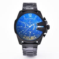 China Quartz Movement Large Dial Mens Wrist Watches Stainless Steel Case for sale
