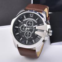 China Quartz Movement Large Dial Mens Wrist Watches Stainless Steel Case for sale
