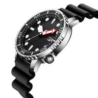 China Fashion Casual Men Sports Quartz Watch Water Ghost Watches Green Color for sale