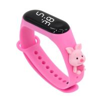China Kids Cartoon Electronic Bracelet Watch Thermoplastic Silicone Rectangular Case for sale