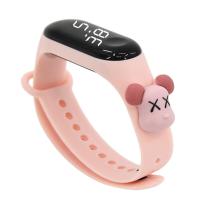 China Kids Cartoon Electronic Bracelet Watch Thermoplastic Silicone Rectangular Case for sale