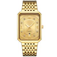 China Stainless Steel Luxury Military Quartz Watch Square Metal Watches For Men for sale