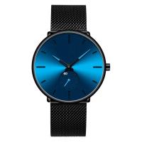China Fashion Unisex Quartz Wrist Watch With Stainless Steel Mesh Band for sale