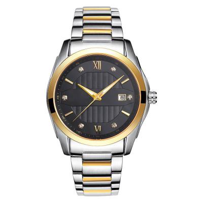 China Automatic Mechanical Men'S Business Diamond Studded Watch With Steel Belt for sale