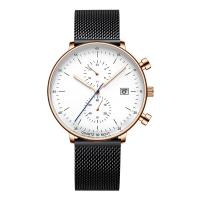 China Men'S Luxury Business Casual Leather Strap Quartz Wrist Watch Initial for sale
