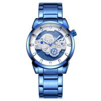 China Hollow Out Non Mechanical Initial Automatic Quartz Watch 3ATM waterproof for sale