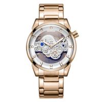 China Hollow Out Non Mechanical Initial Automatic Quartz Watch 3ATM waterproof for sale