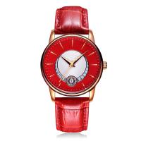 China Ladies Leather Stylish Beauty Quartz Movement Wrist Watch for sale