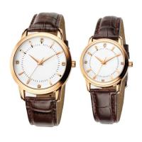 China Classic Lovers Fashion Watches Business Retro Diamond Japan Movement Watch for sale