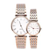 China Customised Couple Quartz Watch Chronograph 316l Stainless Steel Bracelet Watch for sale