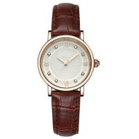 China Fashion Diamond Dial Couple Watch Genuine Business Quartz Analog Watch for sale