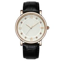 China Fashion Diamond Dial Couple Watch Genuine Business Quartz Analog Watch for sale