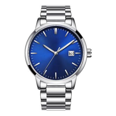 China Mineral Glass Analog Wrist Watch 20mm Strap Braided Nylon For Men for sale