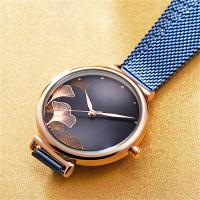 China 9mm Case Women Quartz Wrist Watch Symmetrical 3ATM Waterproof for sale