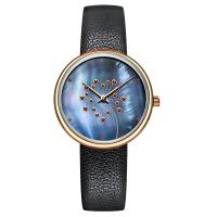 China 9mm Thickness Ladies Quartz Watch Sapphire Mineral Mirror 115mm Strap for sale