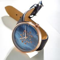 China 9mm Thickness Ladies Quartz Watch Sapphire Mineral Mirror 115mm Strap for sale