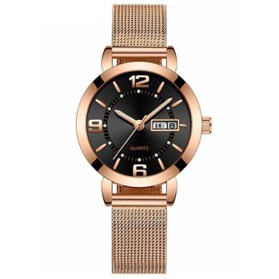 China Calendar Waterproof Business Women Watch Japan Movt Womens Quartz Watch 3ATM for sale