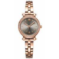 China Tempered Glass Alloy Wrist Watch Belt Female Waterproof Sandblasted Dial for sale