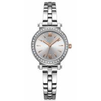 China Tempered Glass Alloy Wrist Watch Belt Female Waterproof Sandblasted Dial for sale