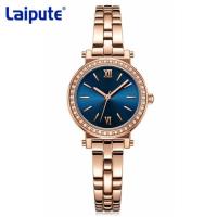 China Tempered Glass Alloy Wrist Watch Belt Female Waterproof Sandblasted Dial for sale