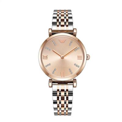 China Analog Stainless Steel Quartz Watch 30mm Dia Casual Aesthetic Mirror for sale