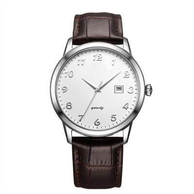 China Leather Straps Chronograph Wrist Watch 42mm Dial 220mm Belt for sale