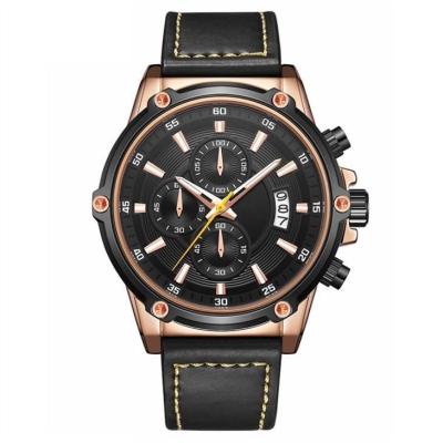 China Business Calendar Quartz Sports Watch 38mm Surface 3ATM Waterproof for sale