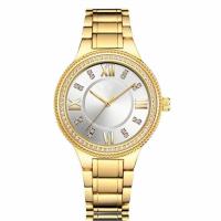 China Aolly Case Women Quartz Wrist Watch Diamond Set Steel Belt 20cm Strap for sale